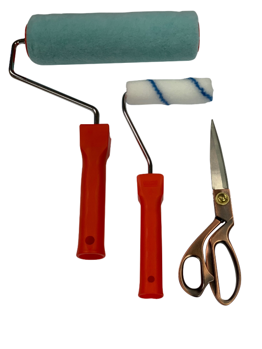 TOOL KIT (ROLLERS & SCISSORS) - DIY EPDM Flat Rubber Roofing Repair System